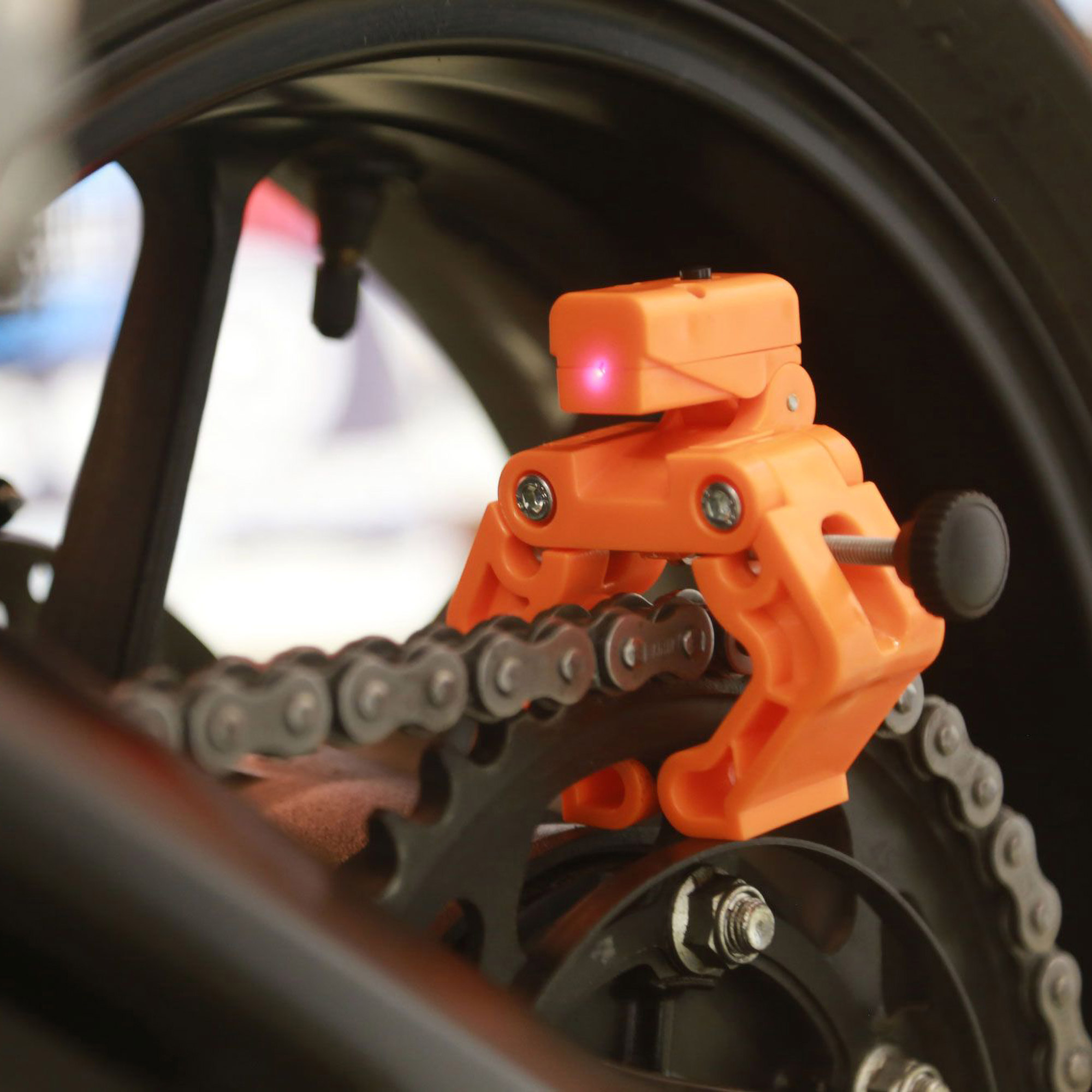 Tru-Tension Laser Monkey Wheel and Sprocket Alignment Tool Motorcycle ...