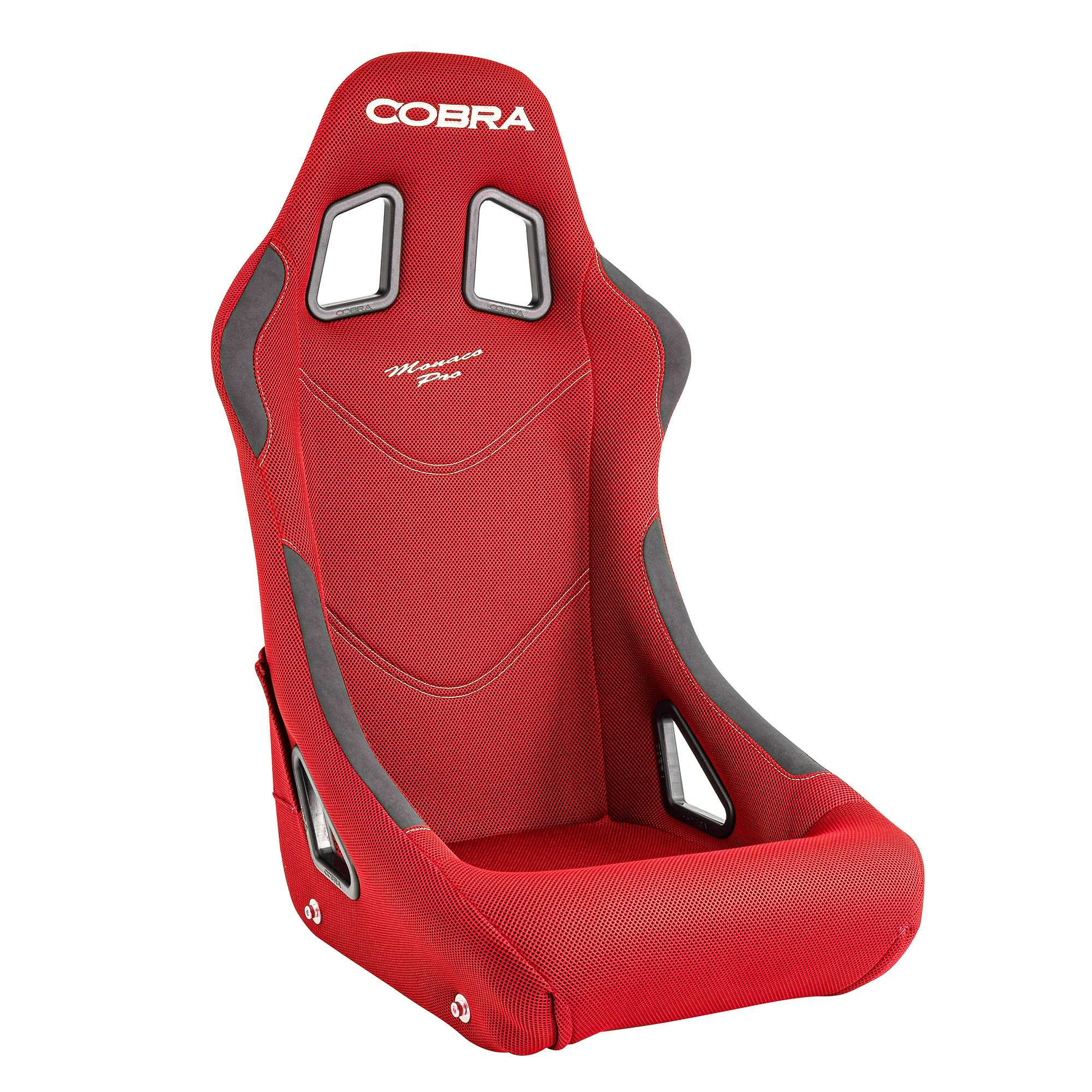 Cobra Monaco Pro Steel Frame FIA Approved Race Rally Seat Red Fabric | eBay