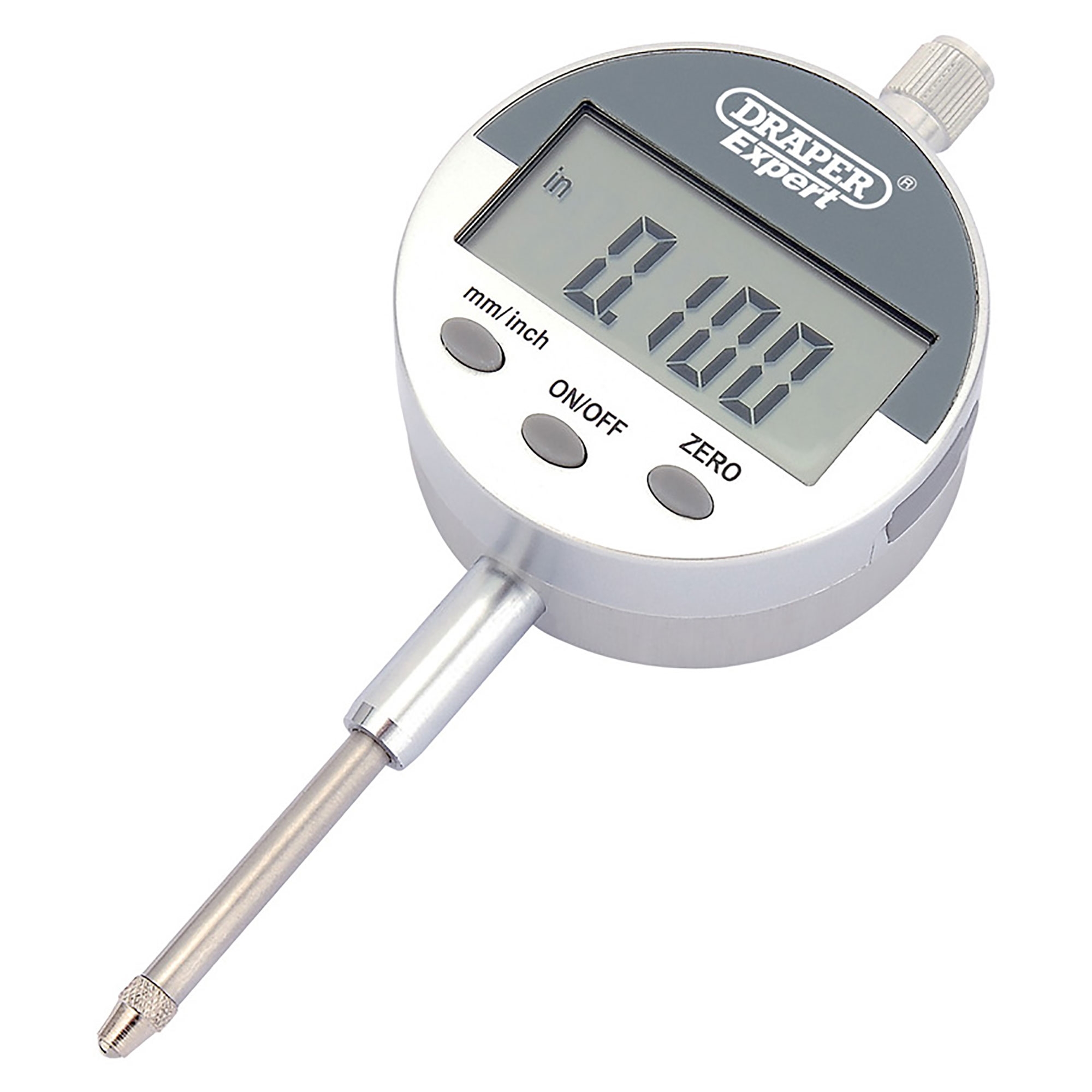 Draper Expert Dual Reading Digital Dial Test Indicator - 0-25mm / 0-1 ... Draper Expert Dual Reading Digital Dial Test Indicator - 0-25mm / 0-1 ...