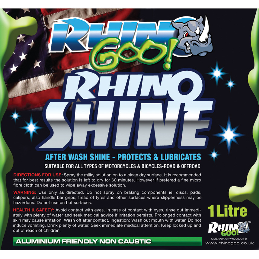 Rhino Goo Bio Degradable Rhino Shine/Lubricant Protection Cleaner Spray ...