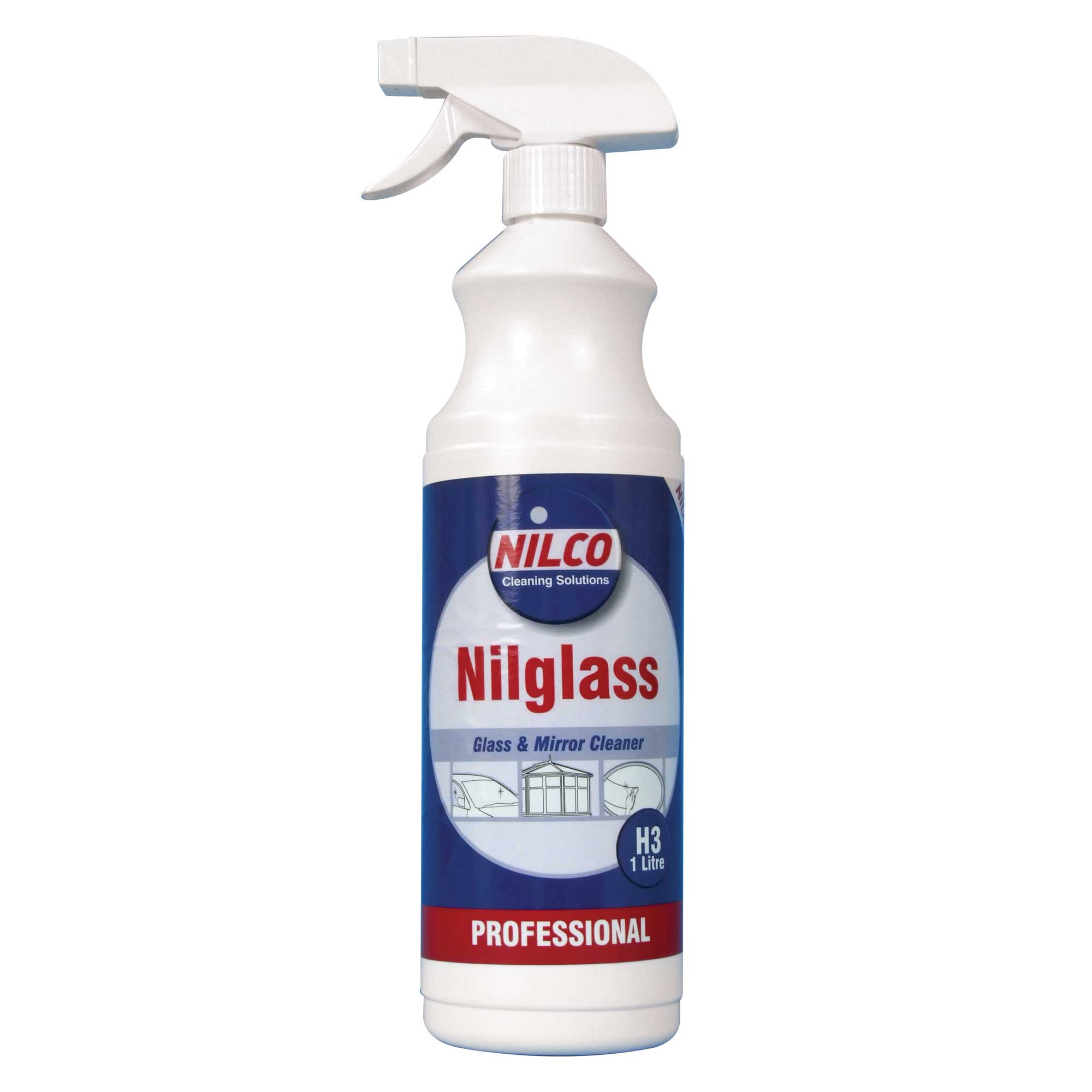 Nilco Nilglass Glass Window Cleaner - Smear Free Cleaning 1 Litre ...