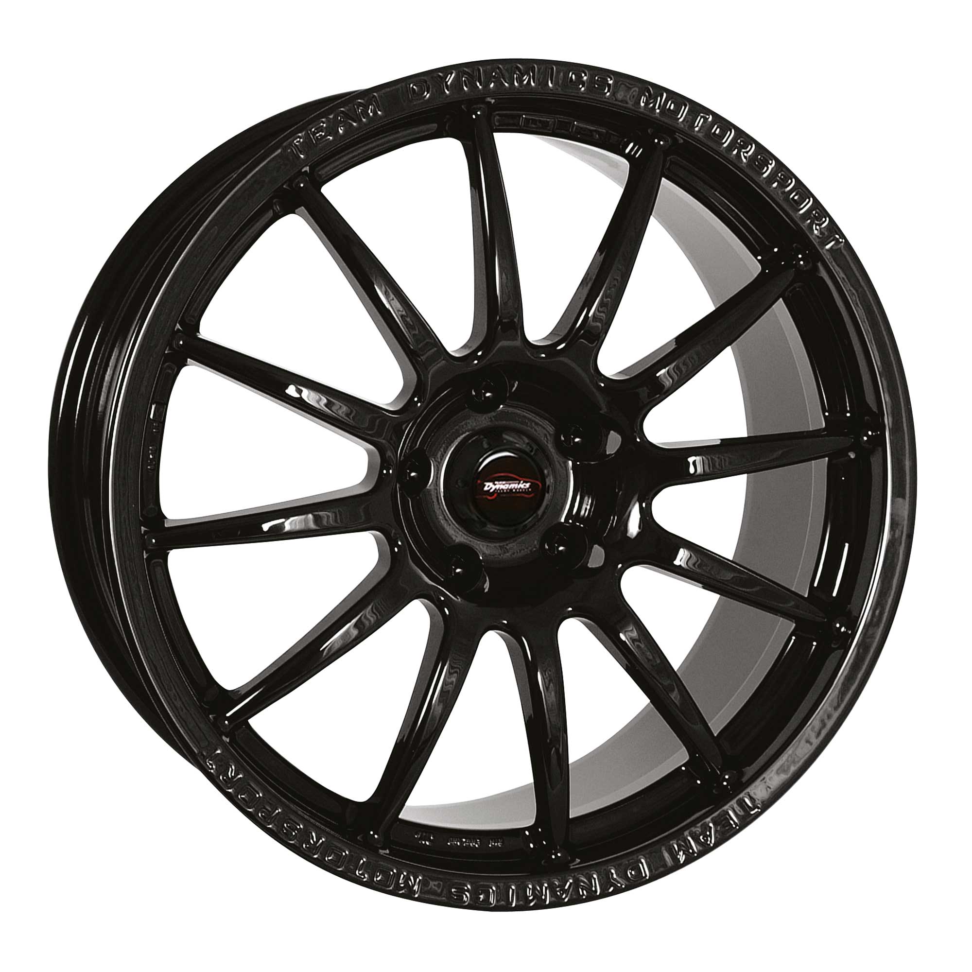 4 x Team Dynamics Pro Race 1.2 Black Gloss Alloy Wheels 18x8"|5x112 ...
