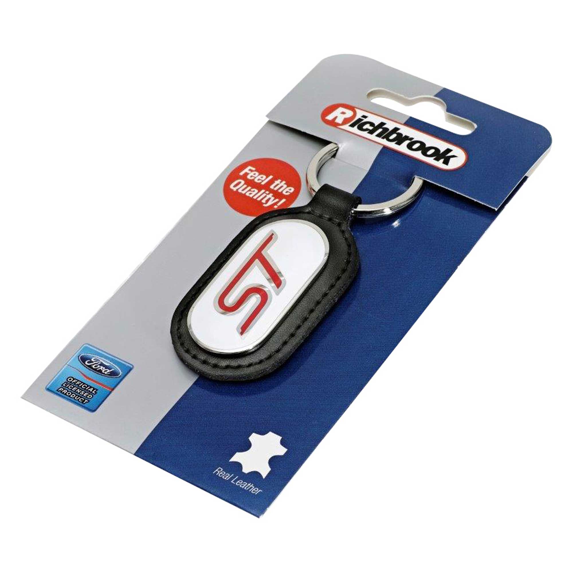 Richbrook Officially Licensed Ford Focus ST Car White Key Ring Keyring ...
