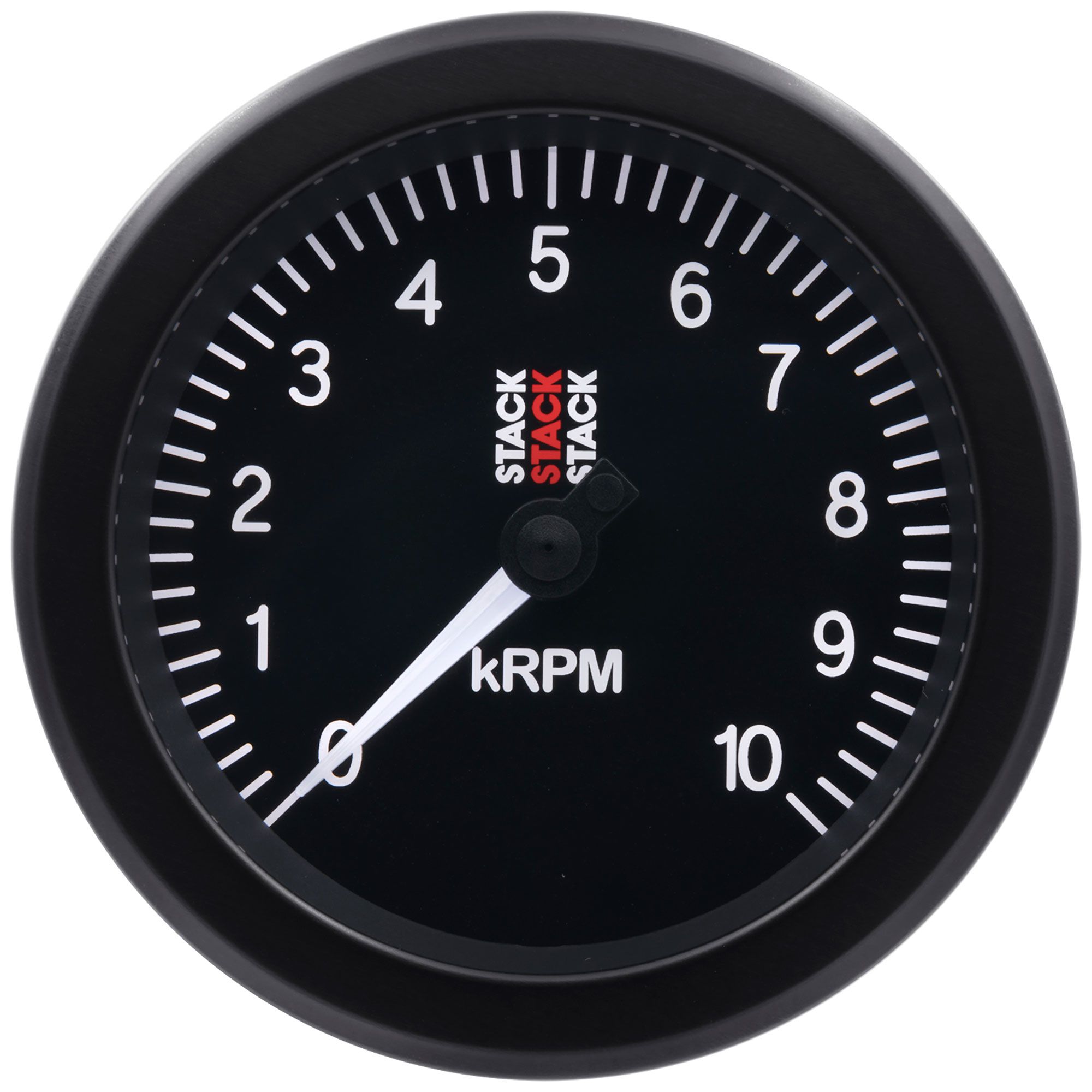 Stack ST100 85mm Track Race Car Tachometer | 0-10,000 Rpm | Black Dial ...