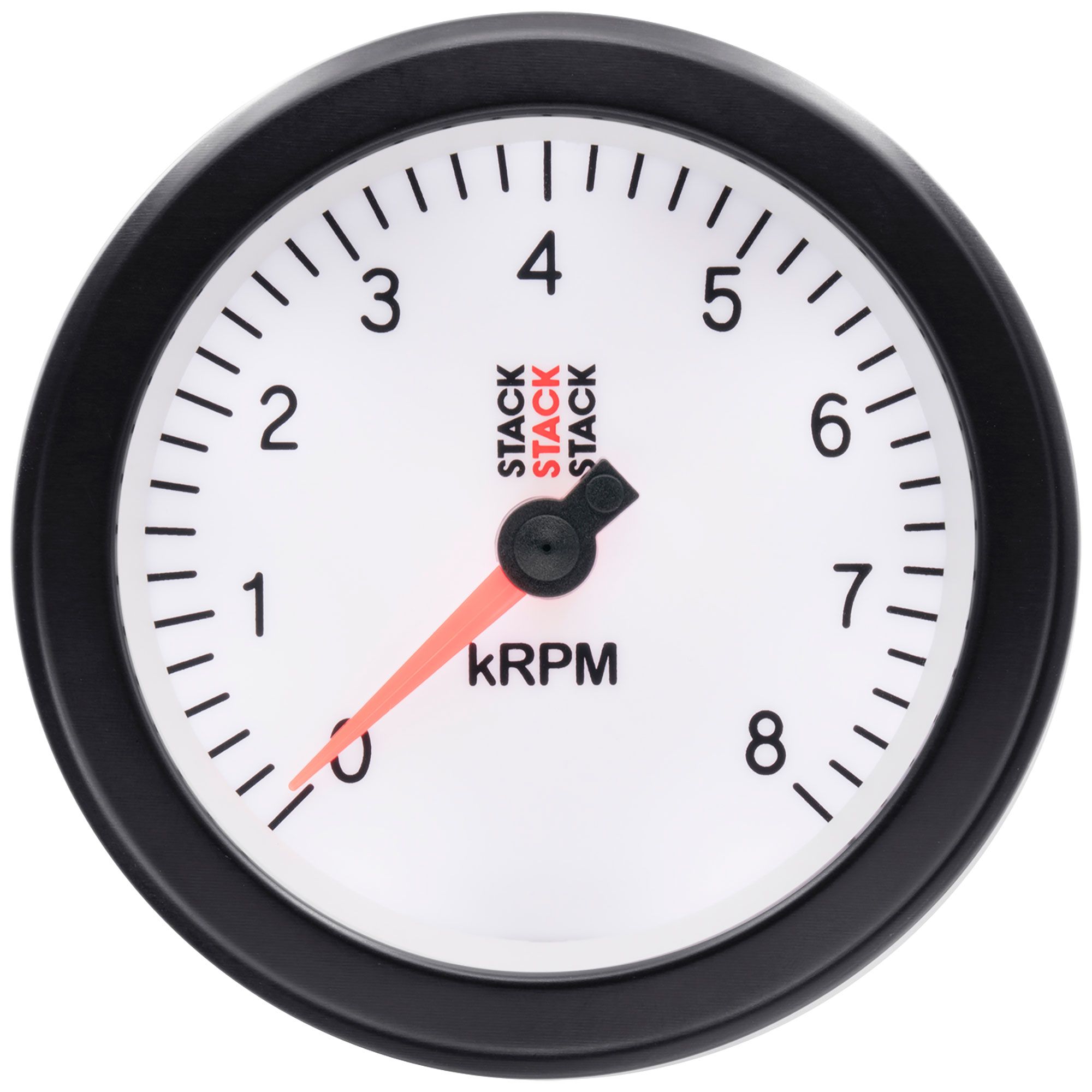 Stack ST100 85mm Track Race Car Tachometer | 0-8,000 Rpm | White Dial ...
